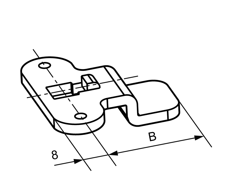 3-Point Cam | Cams for Swing Handles | Euro-Locks Poland