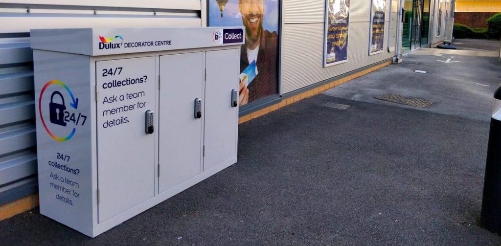 Collection Lockers installed at UK retailer
