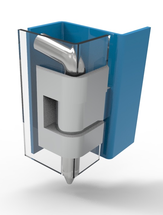 External Hinge Z200 | Hinges | External Corner Hinge