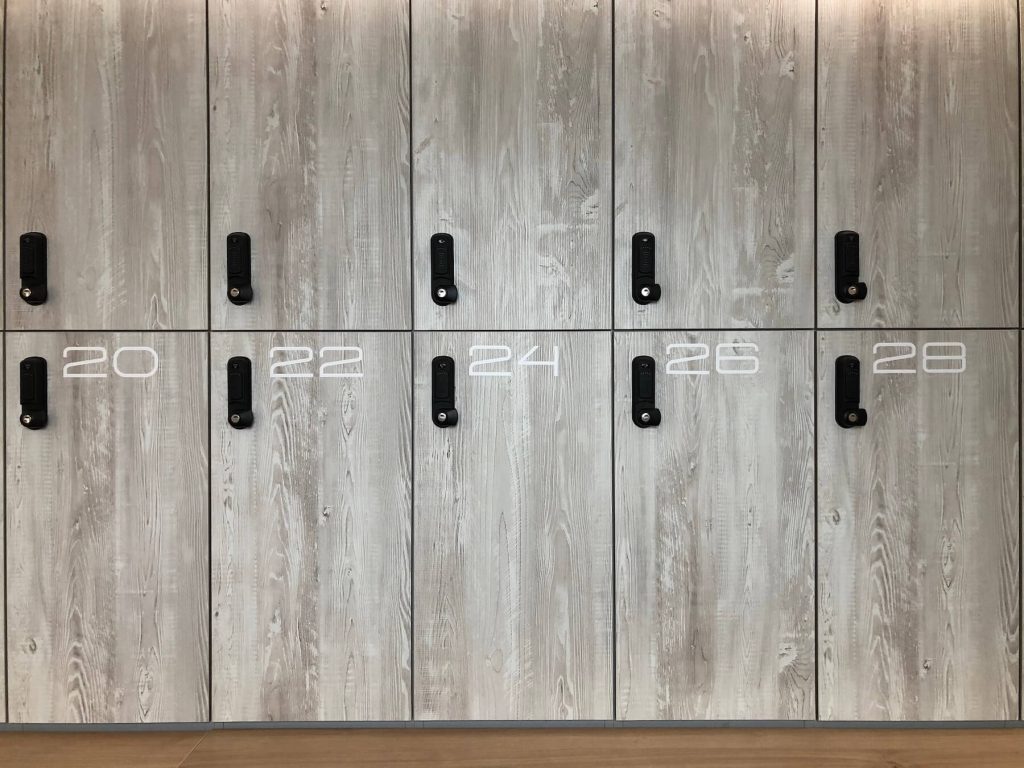 RFID locks installed at Fitness Studio