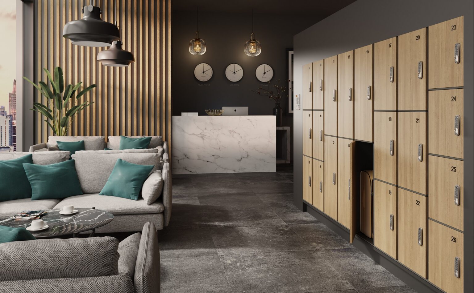 Left luggage lockers | Smart hotel lockers | Guest storage lockers